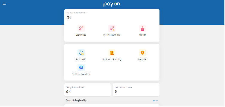 Các bước đăng ký một tài khoản PayON - Chuyển đổi số Nextpay