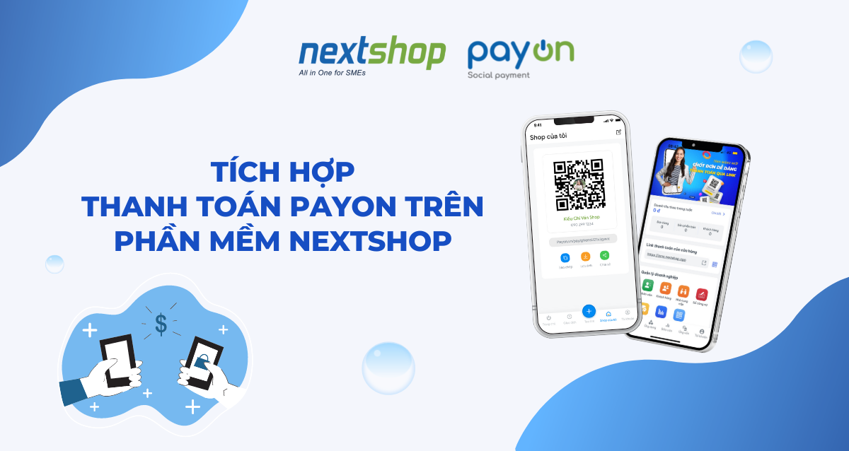 Tích hợp PayOn trên phần mềm quản lý bán hàng NextShop - Chuyển đổi số ...
