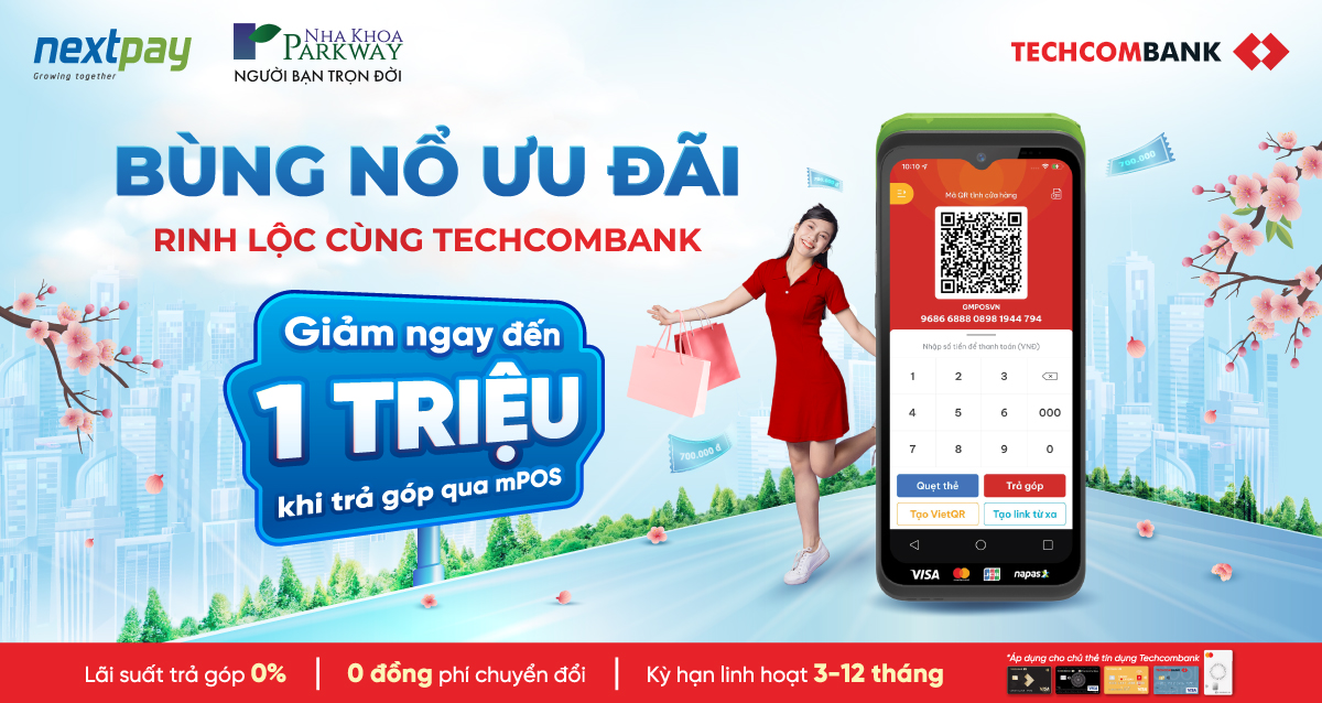 NỤ CƯỜI TỎA NẮNG - ƯU ĐÃI NGẬP TRÀN TẠI NHA KHOA PARKWAY - Chuyển đổi số Nextpay